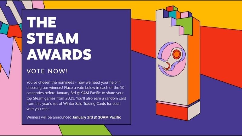 Công bố danh sách đề cử giải thưởng Steam Awards 2021