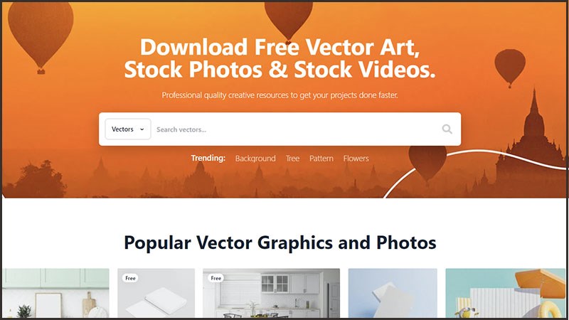 Top 15 trang web tải kho ảnh vector, png, file psd, eps miễn phí