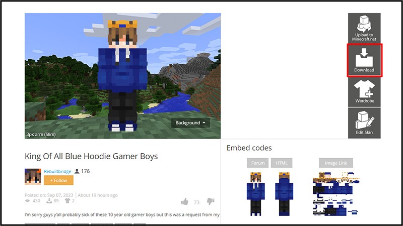 Cách tải skin Minecraft, cài đặt skin Minecraft trên máy tính dễ dàng