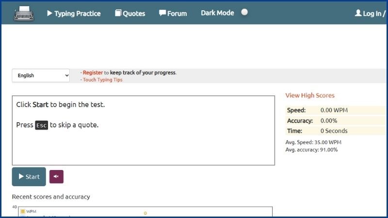 TOP 14 trang web kiểm tra tốc độ đánh máy online tốt nhất