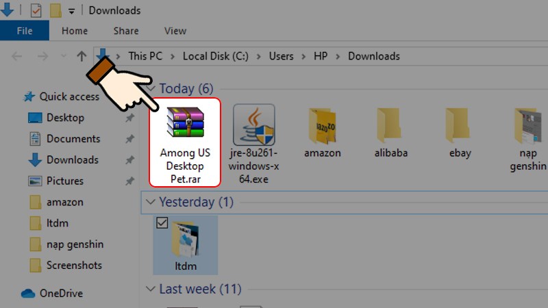 Cách nuôi Pet ảo Among Us trên màn hình desktop máy tính chi tiết