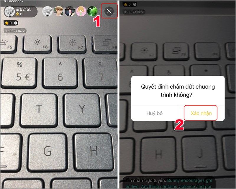 Cách sử dụng Bunny Live chi tiết, tạo phòng và xem Live stream dễ dàng