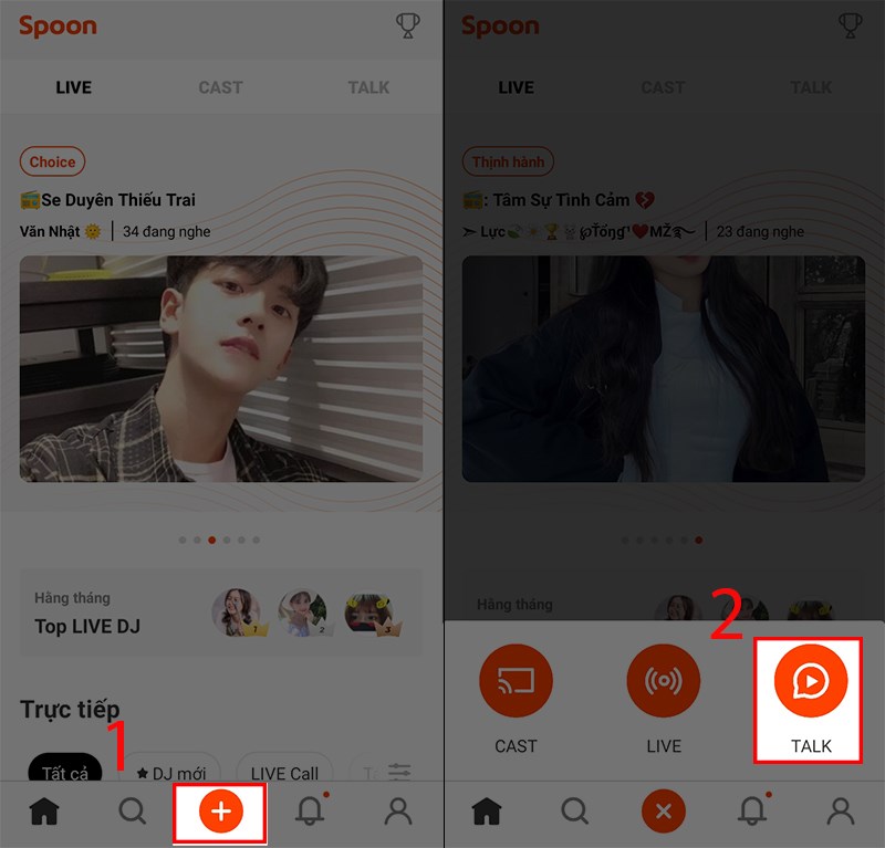 Cách sử dụng Spoon Radio livestream bằng giọng nói đơn giản, chi tiết