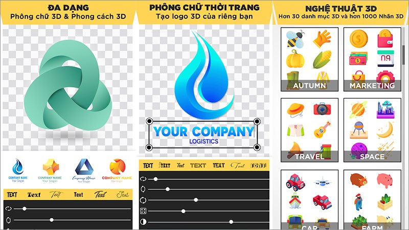 Những ứng dụng tạo logo phổ biến App tạo logo đẹp Dành cho thiết bị di động