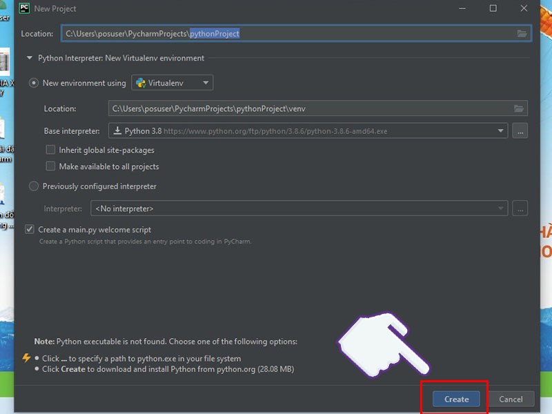 Hướng dẫn cài đặt, sử dụng Pycharm lập trình Python