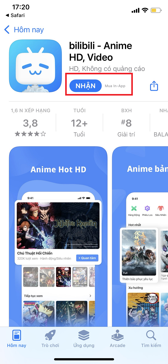 Cách tải, cài đặt app Bilibili cho Android: Xem video hoạt hình, anime