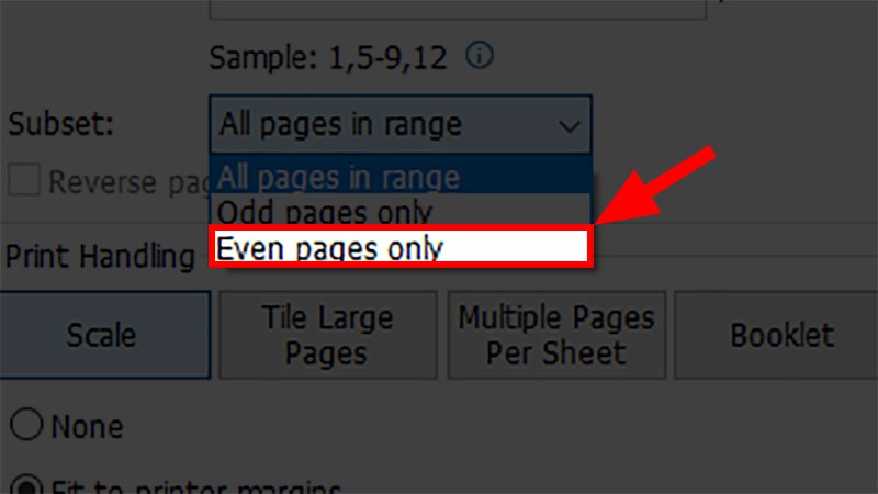 Cách in trang chẵn lẻ trong PDF, Word cực đơn giản, chi tiết nhất