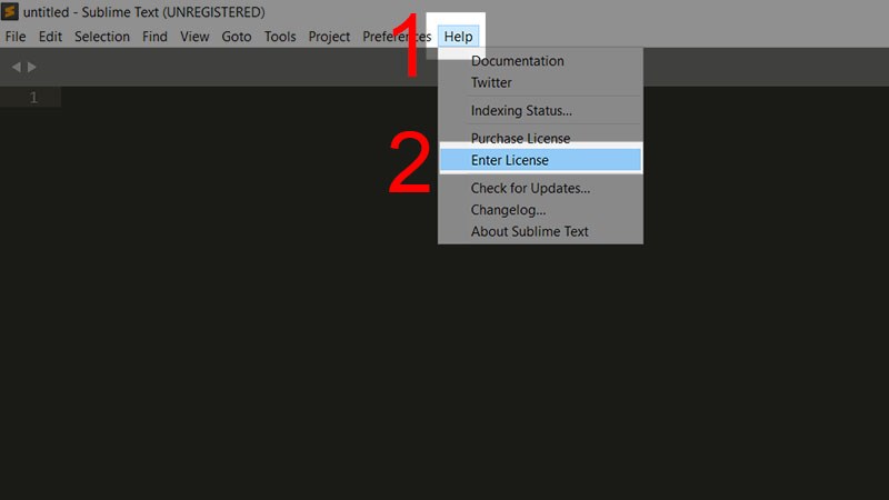 Hướng dẫn cách nhập License Key Sublime Text 3