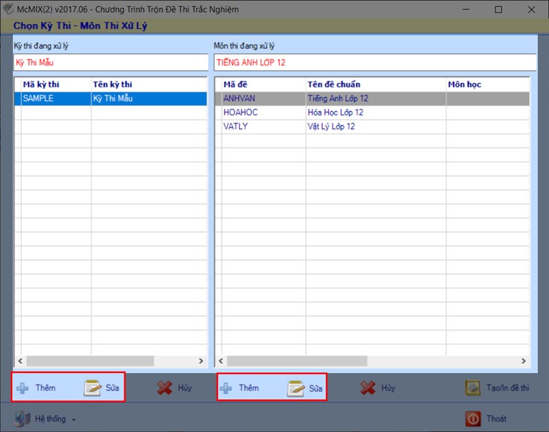 Hướng dẫn sử dụng phần mềm McMIX trộn, tạo đề thi trắc nghiệm