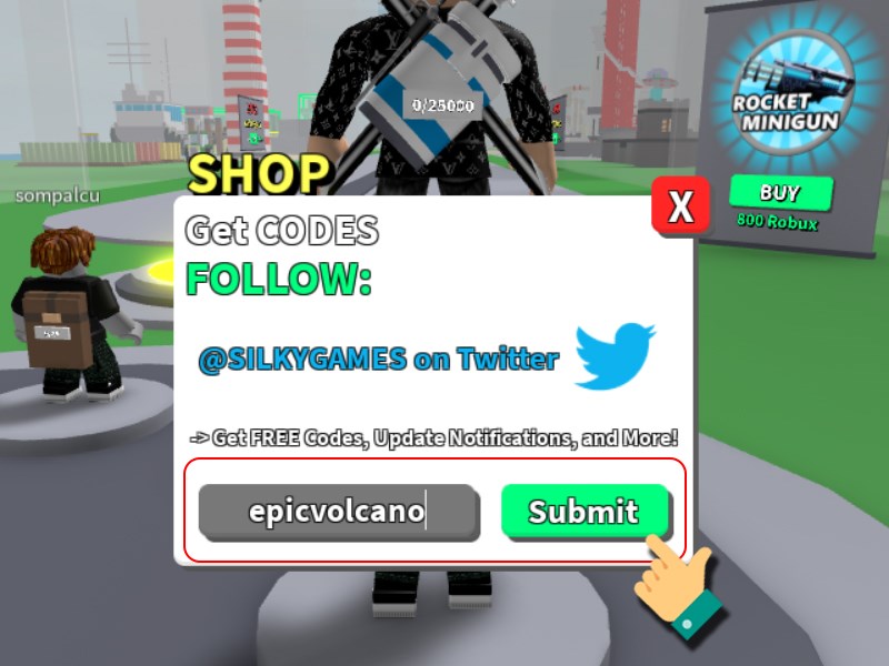 Code Destruction Simulator mới nhất tháng 08/2022, cách nhập code