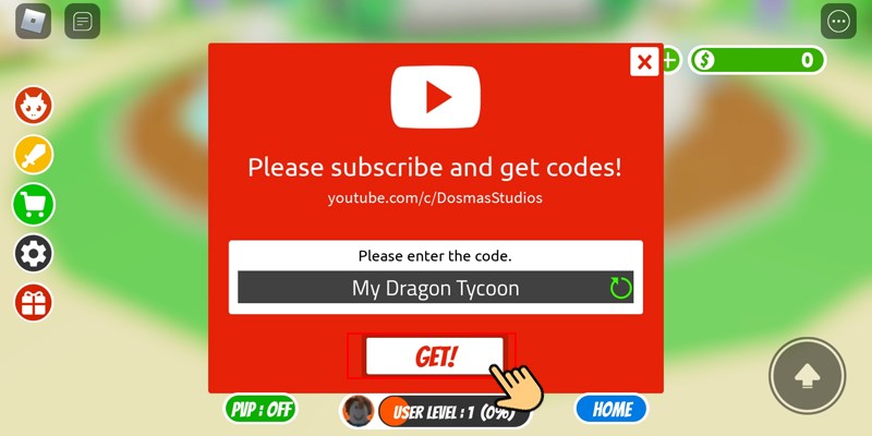 Code My Dragon Tycoon mới nhất 2022: Cách nhập code
