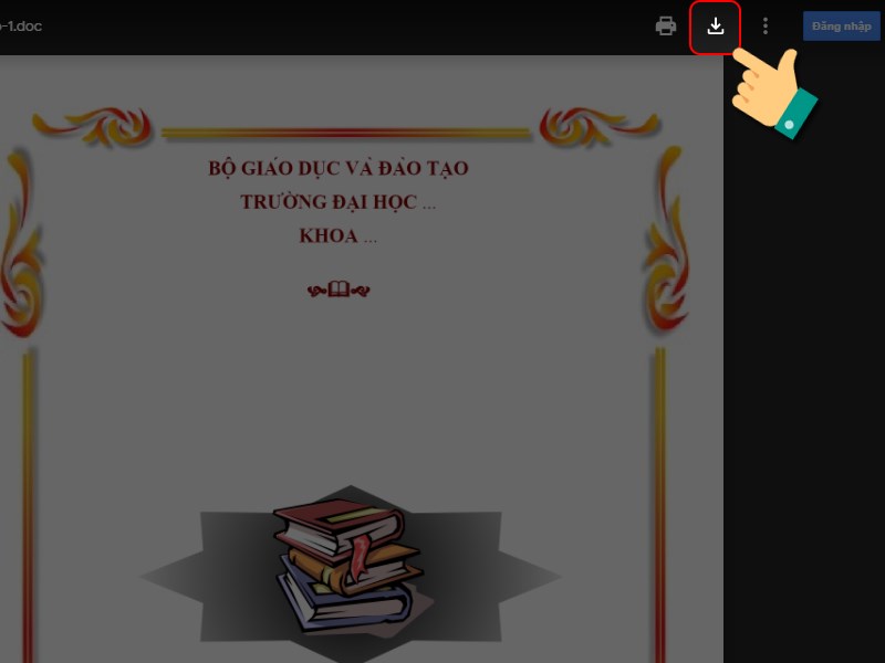 Tổng hợp 100 mẫu bìa Word đẹp miễn phí mới nhất - tải miễn phí