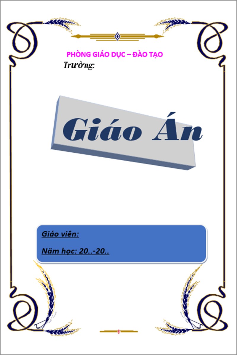 Tổng hợp 100 mẫu bìa Word đẹp miễn phí mới nhất - tải miễn phí