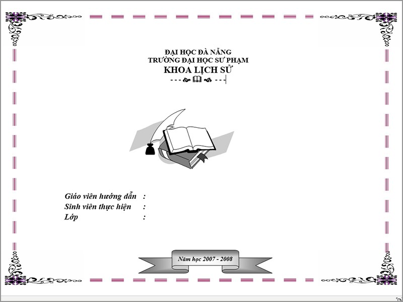 Tổng hợp 100 mẫu bìa Word đẹp miễn phí mới nhất - tải miễn phí