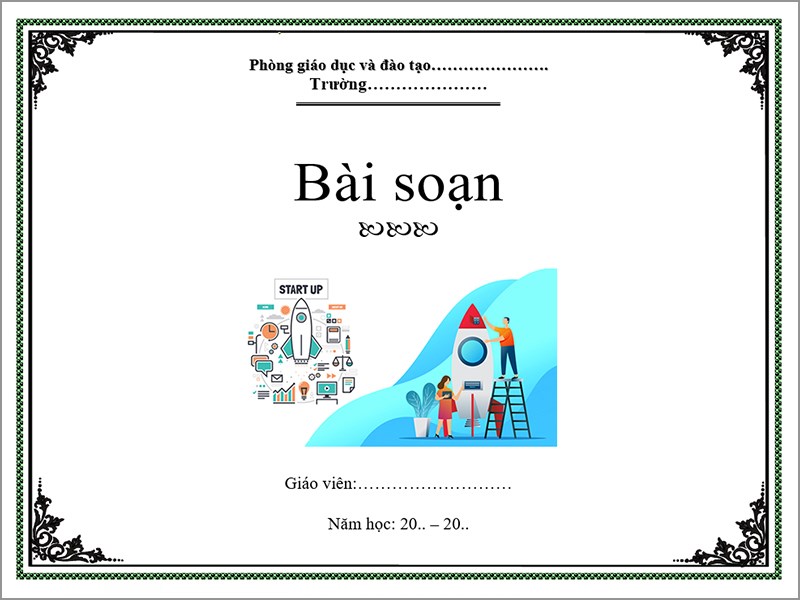 Tổng hợp 100 mẫu bìa Word đẹp miễn phí mới nhất - tải miễn phí