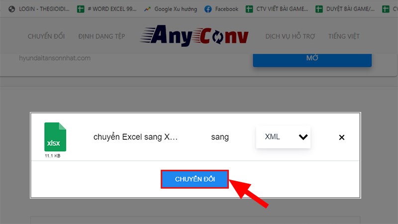 Cách chuyển file Excel sang XML miễn phí, không cần phần mềm dễ dàng