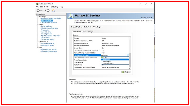 Tìm Hiểu Nvidia Control Panel Là Gì Tính Năng Tối ưu Nvidia