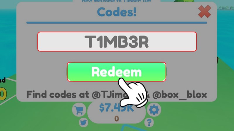 Tìm hiểu Code Timber Roblox mới nhất 2021