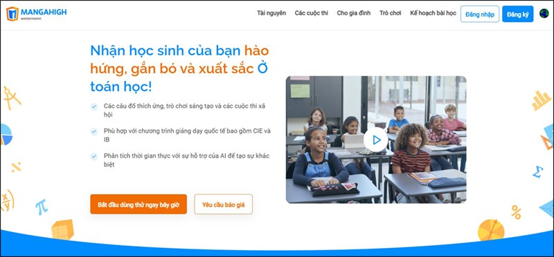 TOP 15 trang web học toán trực tuyến miễn phí tốt nhất