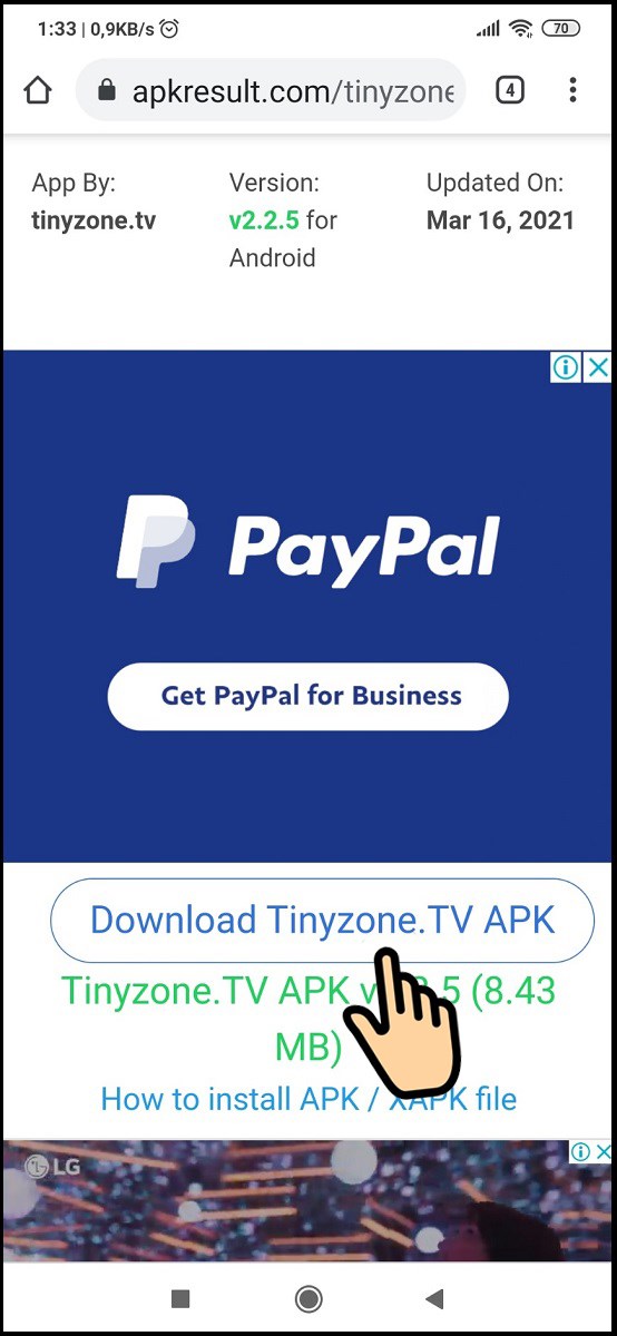 Chia sẻ cách tải, cài đặt app TinyZone.tv trên iOS, Android