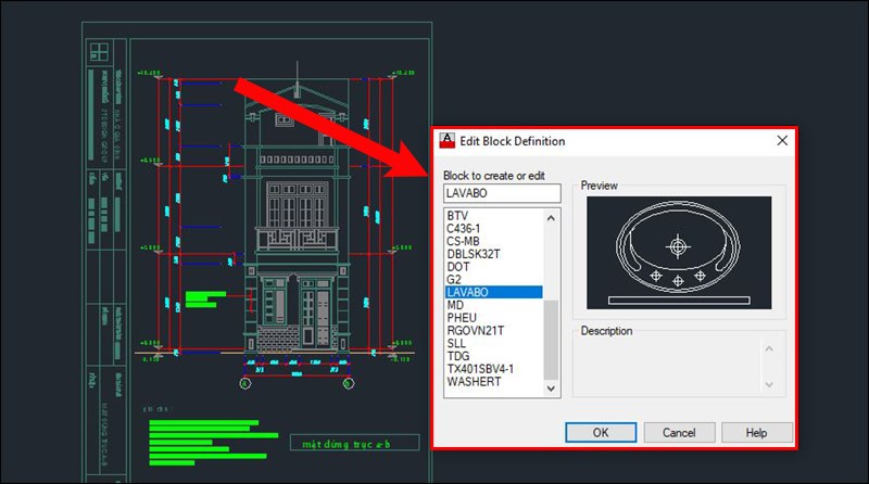 Cách lấy block trong AutoCAD chi tiết, có ví dụ minh họa