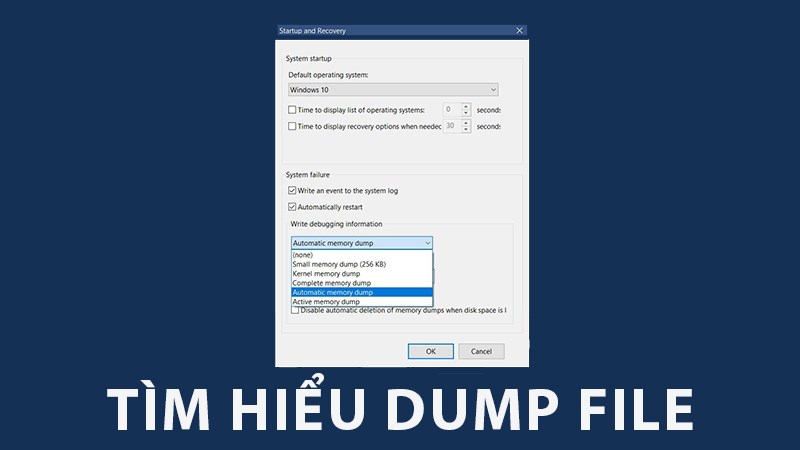 Dump file là gì? Dump file hoạt động như thế nào trên Windows?