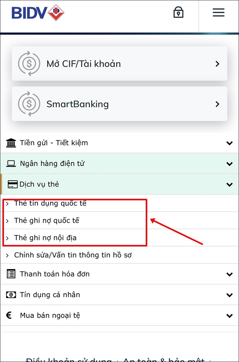 Cách làm thẻ ATM BIDV online miễn phí tại nhà không cần ra ngân hàng