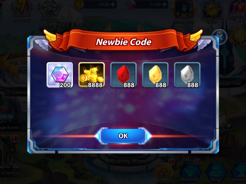 Code Monsters & Puzzles mới nhất 2022, cách nhập code