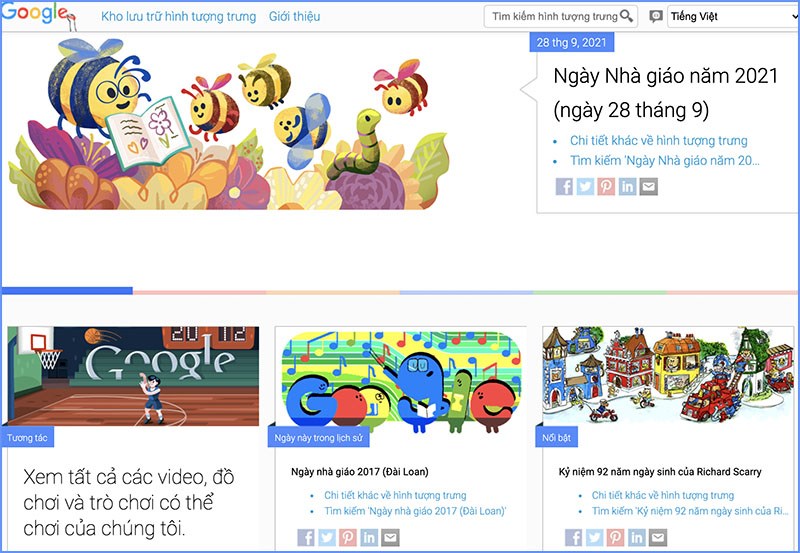 Google Doodle là gì? Khám phá điều thú vị của Google Doodle