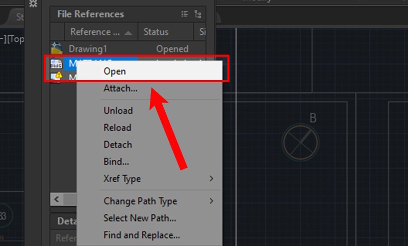Cách sử dụng lệnh Xref trong AutoCad từ A-Z chi tiết