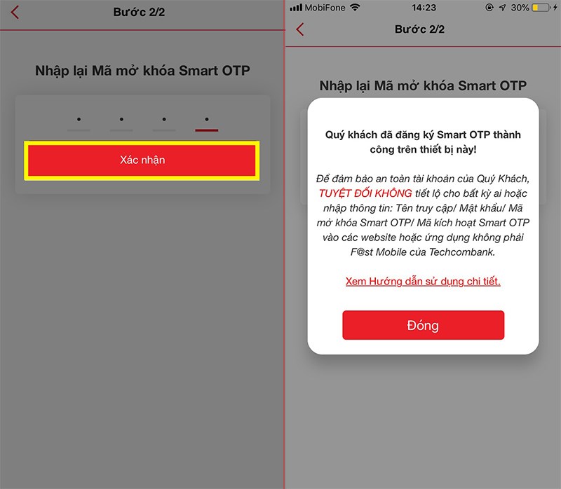 Cách kích hoạt Smart OTP Techcombank trên điện thoại nhanh, đơn giản