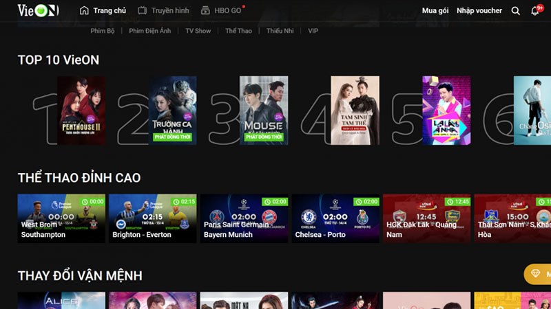VieOn là gì? “Kho báu” chứa đầy nội dung truyền hình bom tấn
