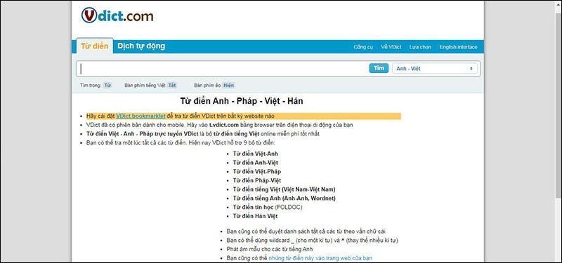 TOP 11 trang web từ điển online miễn phí, tốt nhất hiện nay