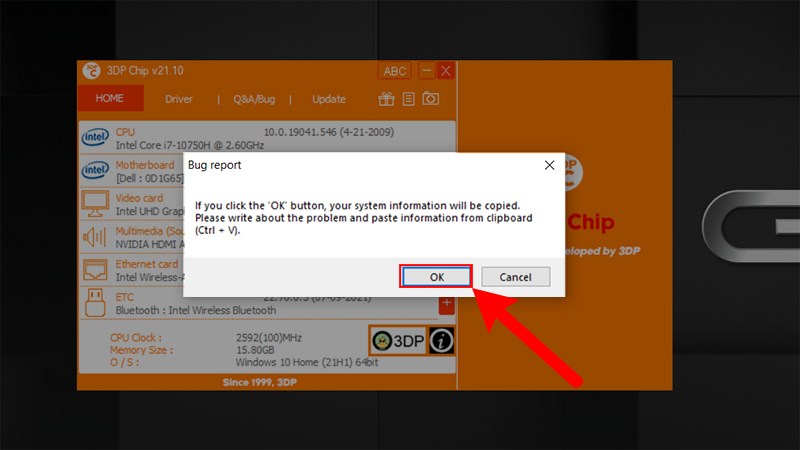 Tải 3DP Chip: Tìm và cập nhật drive cho máy tính