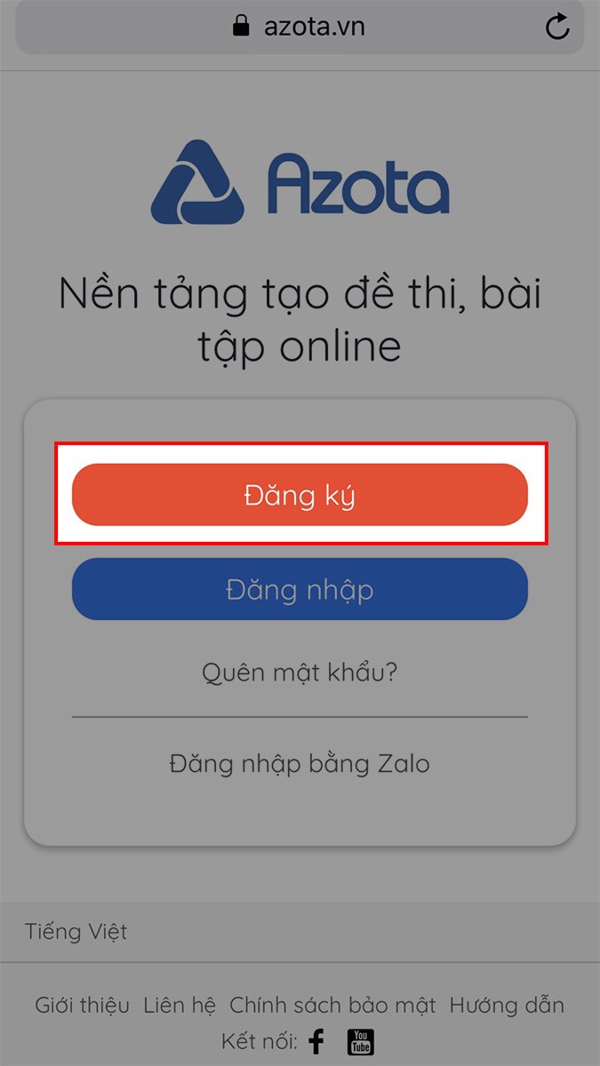 Top 2 cách đăng ký tài khoản Azota cho học sinh cực đơn giản
