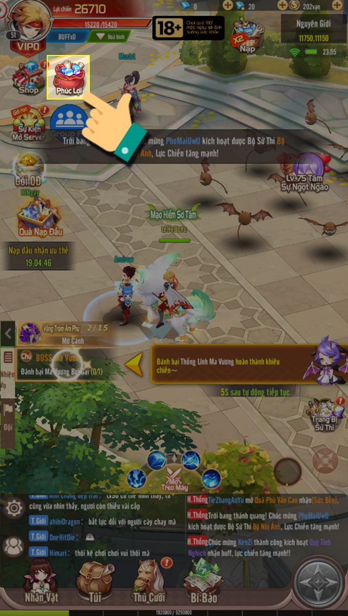 Code Vương Quốc Ánh Sáng mới nhất 2022: Cách nhập code