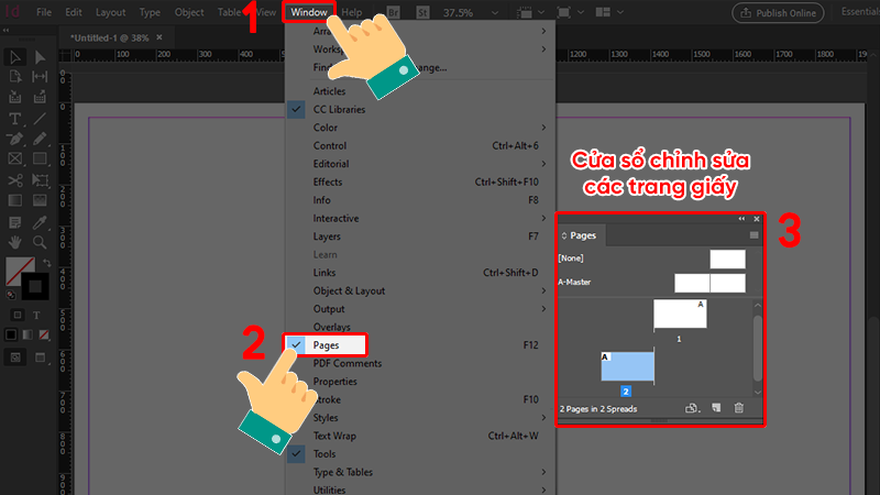Cách thay đổi kích thước trang trong Adobe Indesign chi tiết từng bước