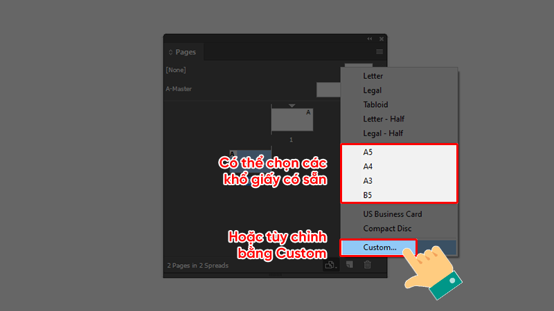 Cách thay đổi kích thước trang trong Adobe Indesign chi tiết từng bước