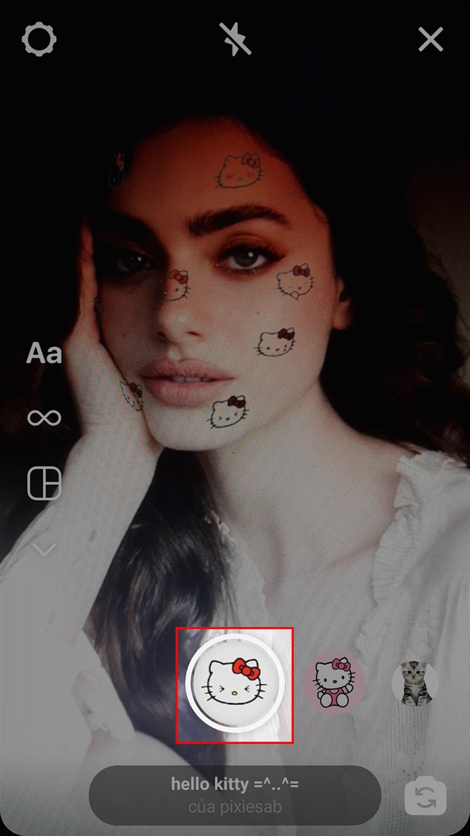 Cách quay video filter Hello Kitty trên Instagram nhanh, đơn giản