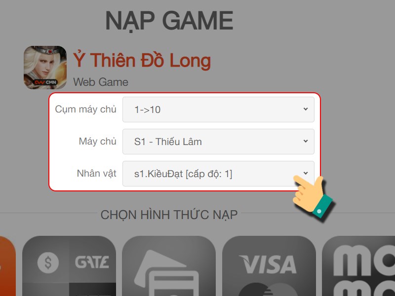 5 cách nạp thẻ game Ỷ Thiên Đồ Long - CMN an toàn, nhanh chóng