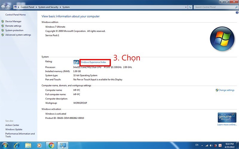 Hướng dẫn cách sử dụng Windows Experience Index chi tiết, dễ làm