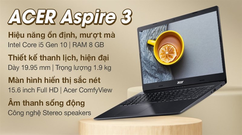 Tổng hợp 3 laptop Acer Aspire 3 Core i5 đáng mua nhất hiện nay