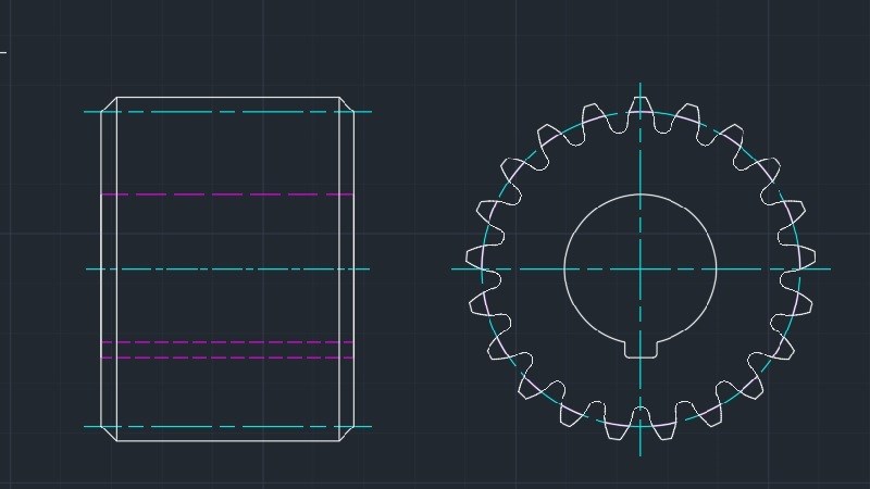 Hướng Dẫn Vẽ Bánh Răng Trong AutoCAD - Chi Tiết Và Dễ Hiểu