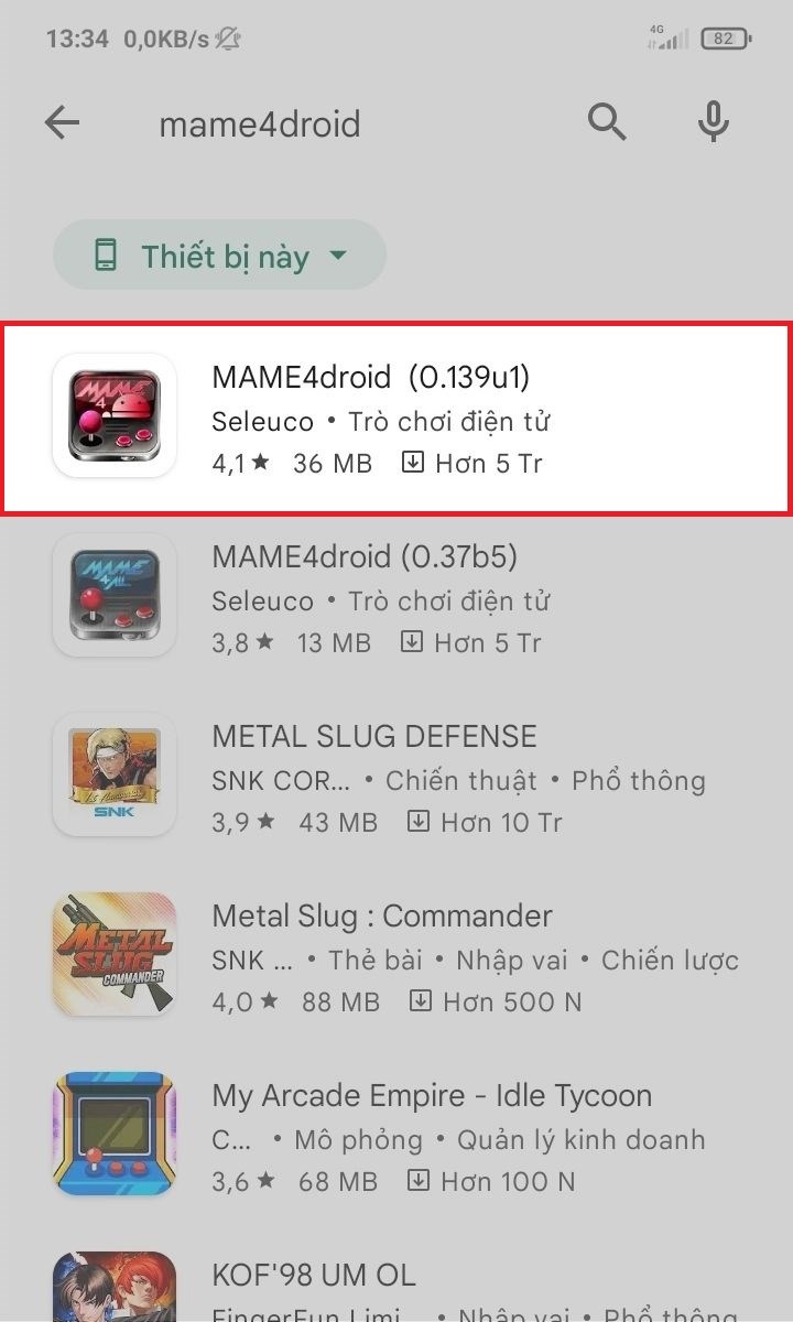 Cách chơi game thùng trên Android ôn lại tuổi thơ chỉ trong tích tắc