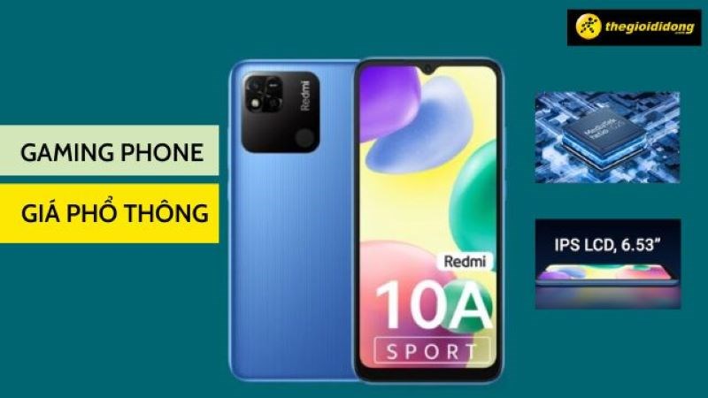 Xiaomi Redmi Sport 10A ra mắt, gaming phone với mức giá phổ thông