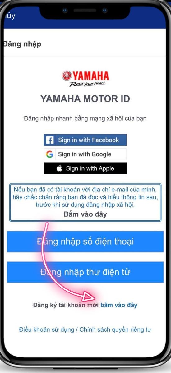Hướng dẫn sử dụng app Y-Connect để theo dõi tình trạng xe Yamaha