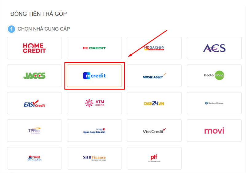 2 cách thanh toán trả góp Mcredit online đơn giản nhanh chóng