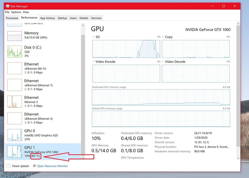 Nhiệt độ GPU bao nhiêu là bình thường và cách giảm nhiệt độ GPU