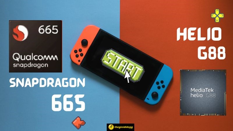 So sánh chip Snapdragon 665 vs Helio G88, cách biệt đôi chút