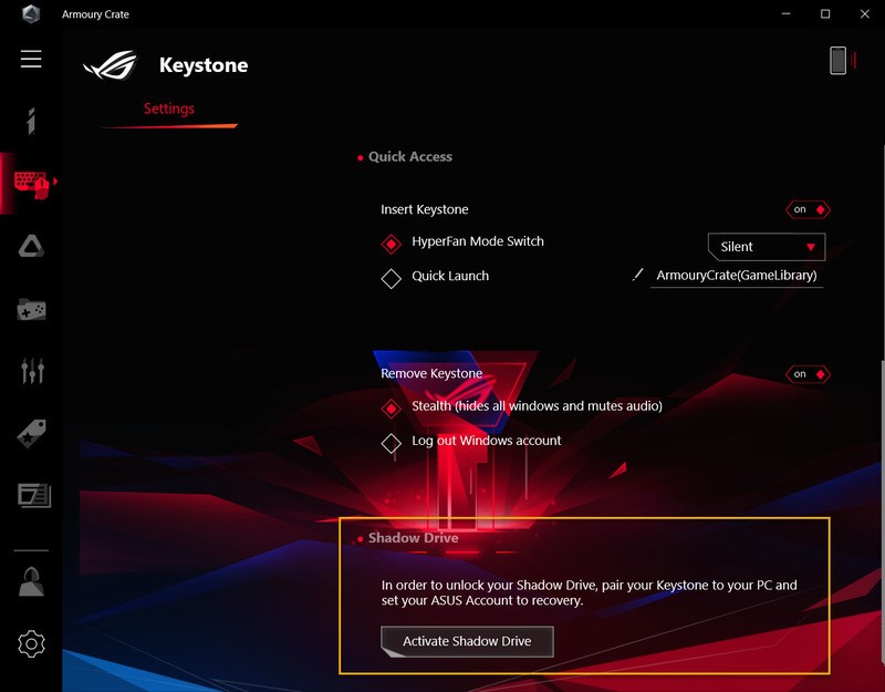 ROG Keystone ASUS là gì? Lợi ích của Keystone?